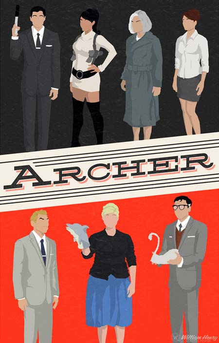 Fan Art Friday: Archer by techgnotic on DeviantArt
