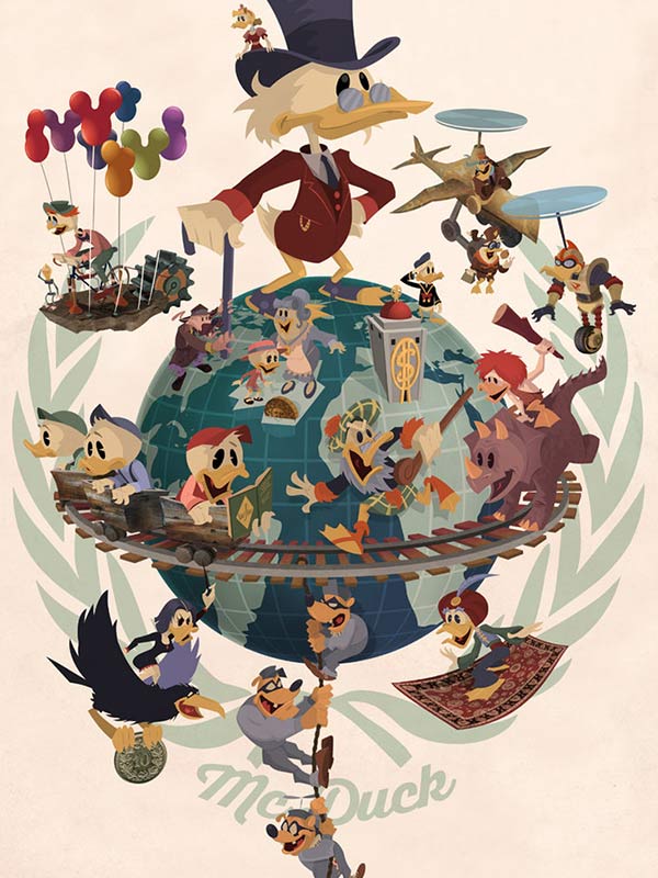 Fan Art Friday: DuckTales by techgnotic on DeviantArt