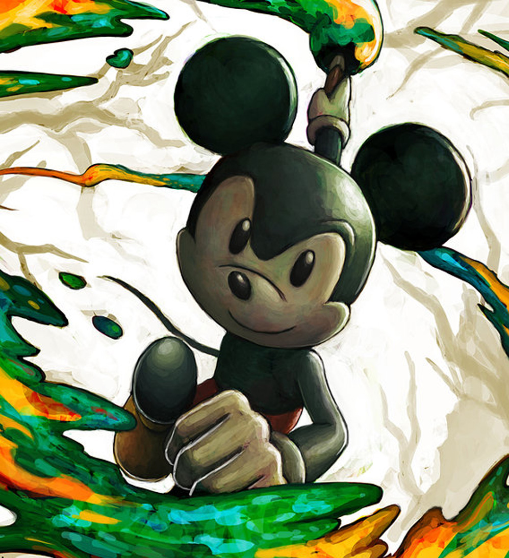 Mickey Mouse High On Weed