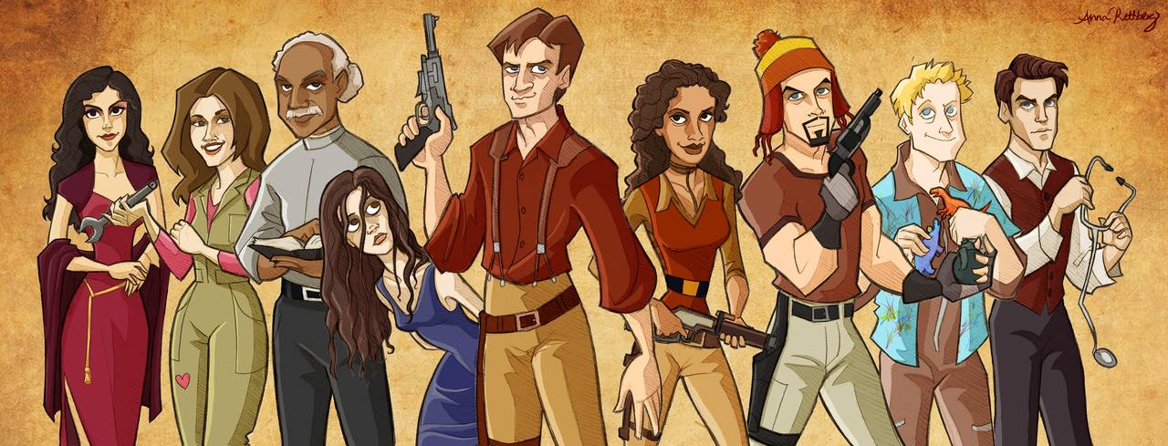 Fan Art Friday: Firefly / Serenity by techgnotic on DeviantArt
