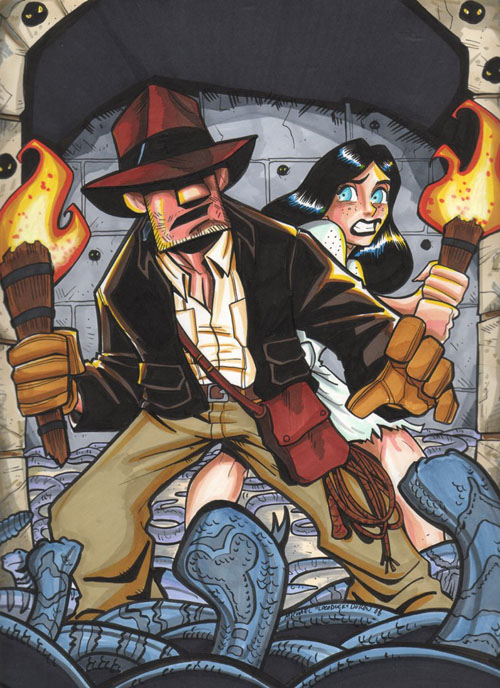 Fan Art Friday Indiana Jones By Techgnotic On Deviantart
