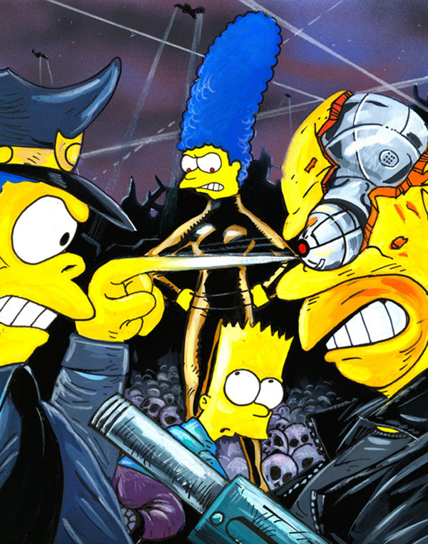 Fan Art Friday: The Simpsons by techgnotic on DeviantArt