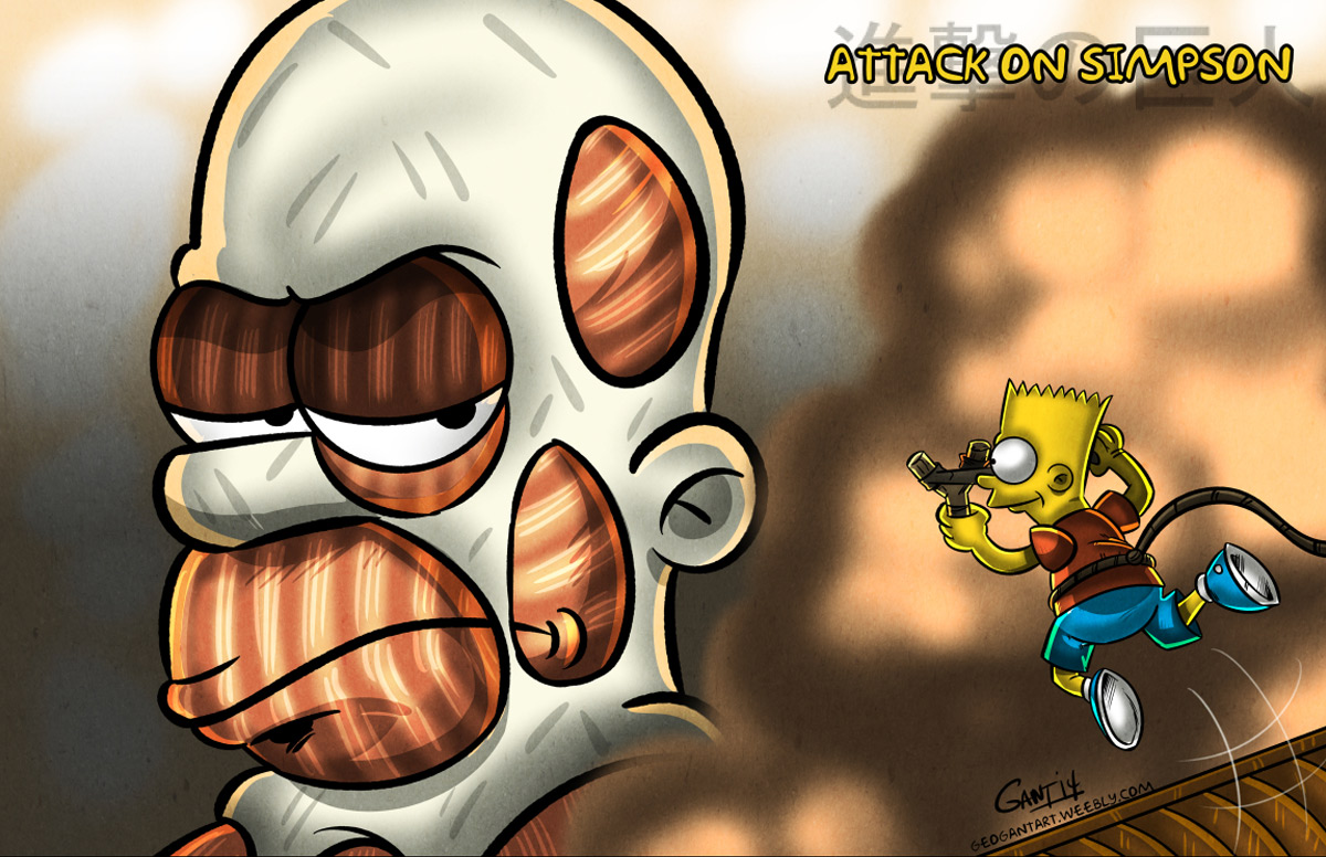 Fan Art Friday: The Simpsons by techgnotic on DeviantArt