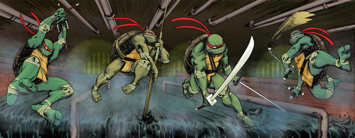 Fan Art Friday: Teenage Mutant Ninja Turtles by techgnotic on DeviantArt