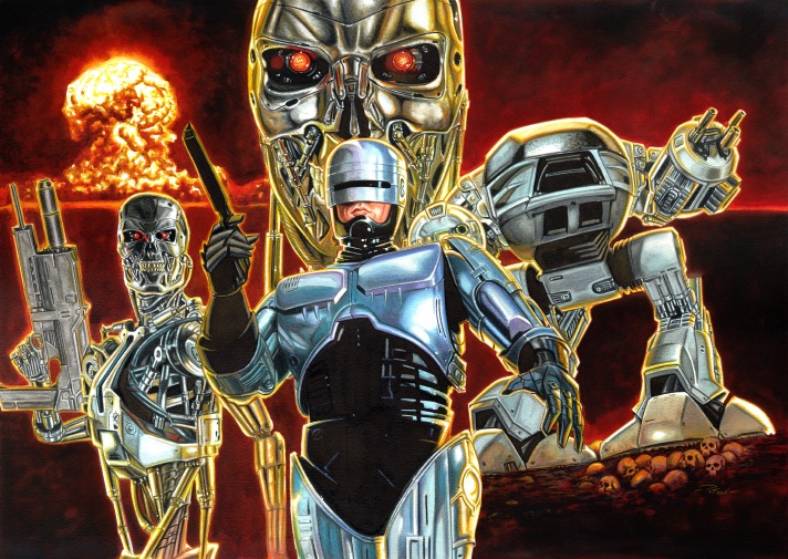 Terminator Vs Robocop Wallpaper