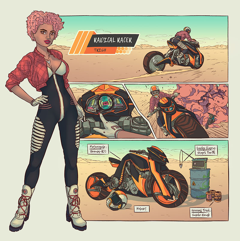 Original Character Challenge - Radical Racer by team on DeviantArt